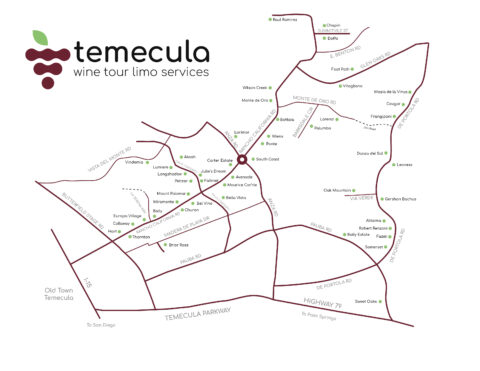 Temecula Valley Wineries Map (Printable) | Temecula Wine Tour Limo Services